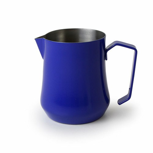 Motta OEM Stainless Steel Pitcher Blue Tulip Coffee Jug Barista ...