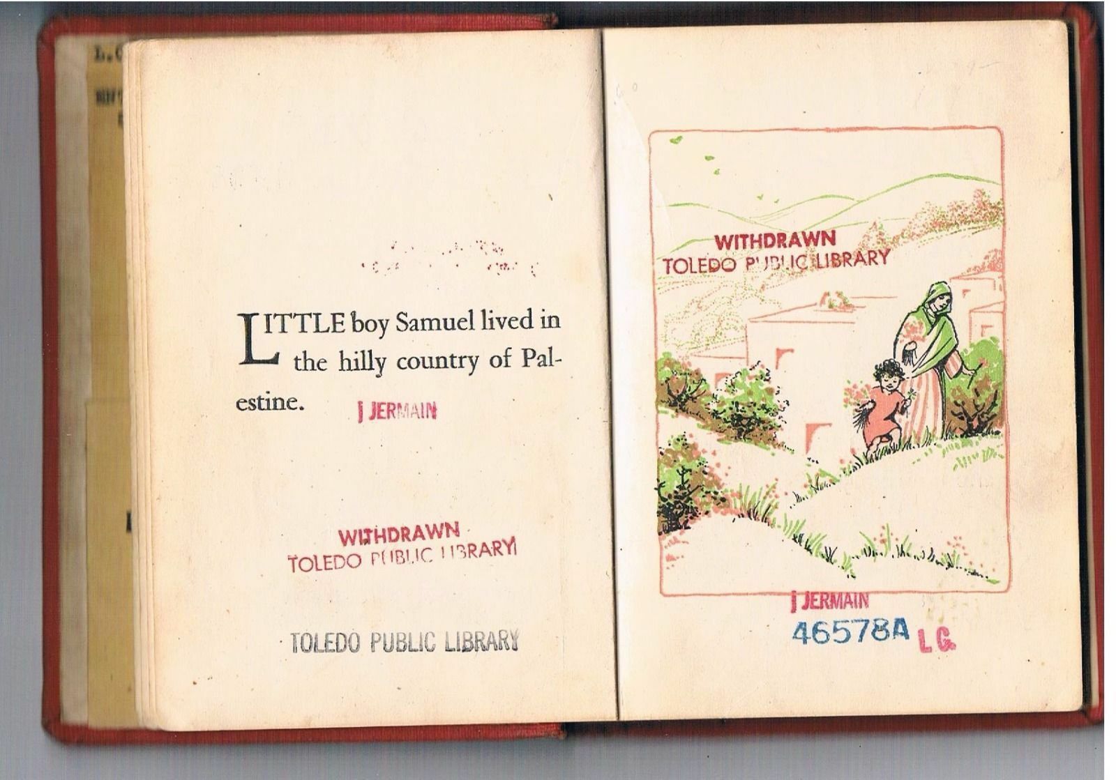 Judaica USA Old Children Book Samuel The Temple Boy By Mary Entwistle ...