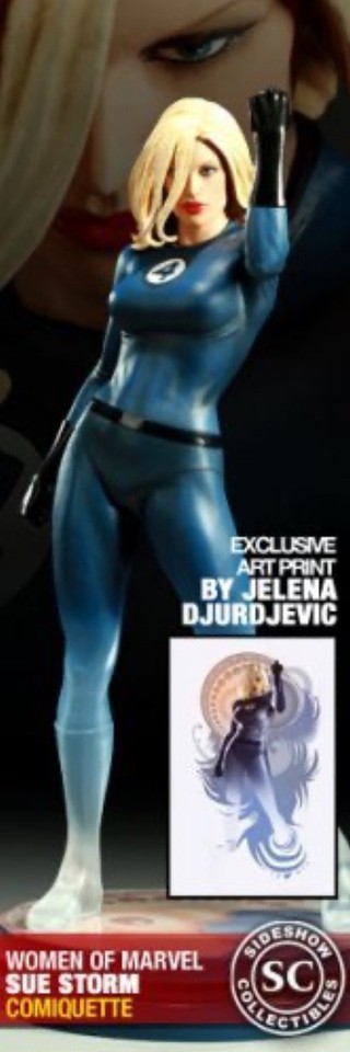 Sue Storm Invisible Woman Polystone Statue Sideshow Exclusive | eBay