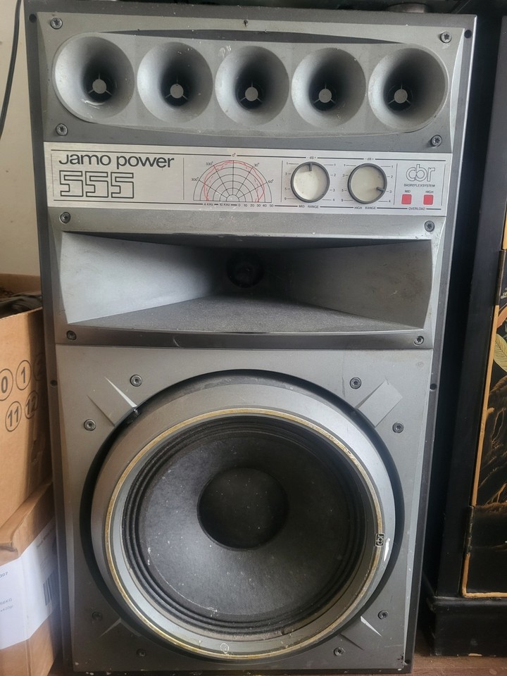 Rare Jamo Power 555 Loudspeakers With The Cbr Basreflexsystem | eBay UK