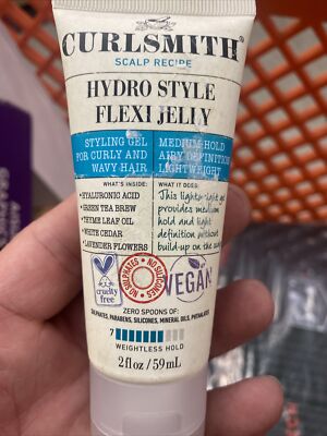 CURLSMITH - Hydro Style Flexi-Jelly - Vegan Defining Gel for Wavy Curly ...