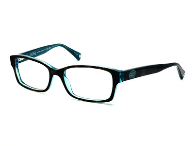 AUTHENTIC COACH HC6040 Brooklyn 5116 Dark Tortoise/Teal Eyeglasses 52mm ...