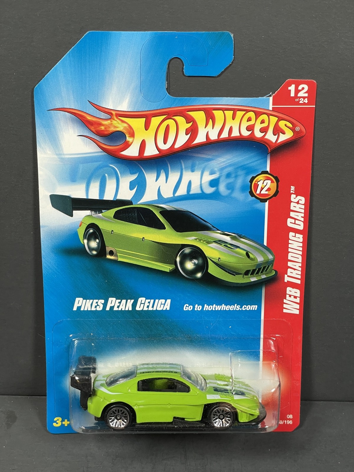 HOT WHEELS 2008 Pikes Peak Celica #12/24, Green, Web Trading Cards, Col ...