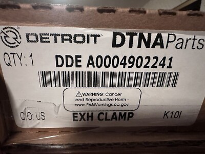 6 DDE A0004902241 Genuine OEM Detroit Diesel Dpf Band clamp & Gasket | eBay