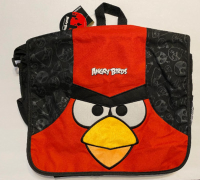 Angry Birds Messager ! Red Face large school bag 16" | eBay