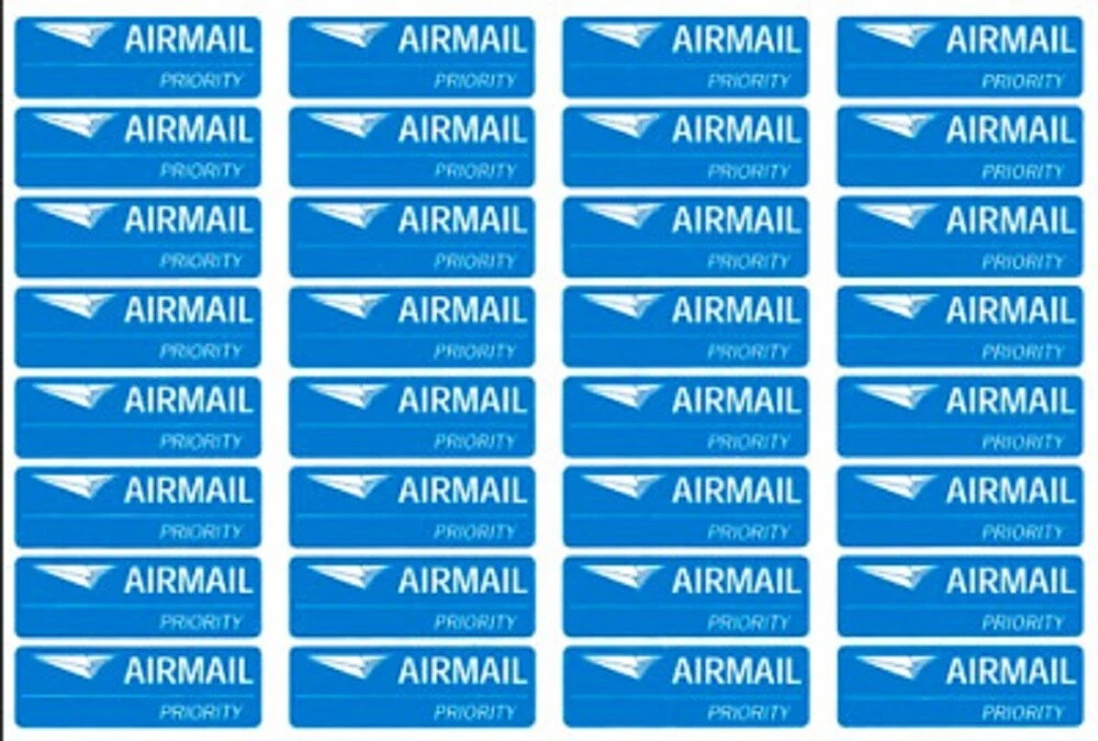 Airmail Stickers