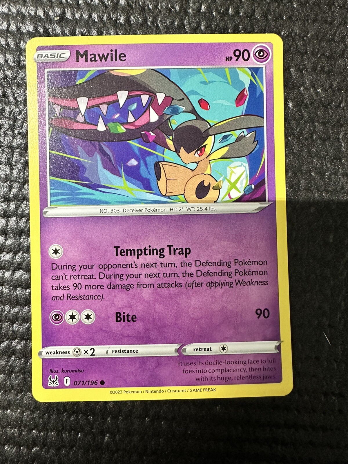 Mawile #71/196 Lost Origin Pokemon Common Card | eBay