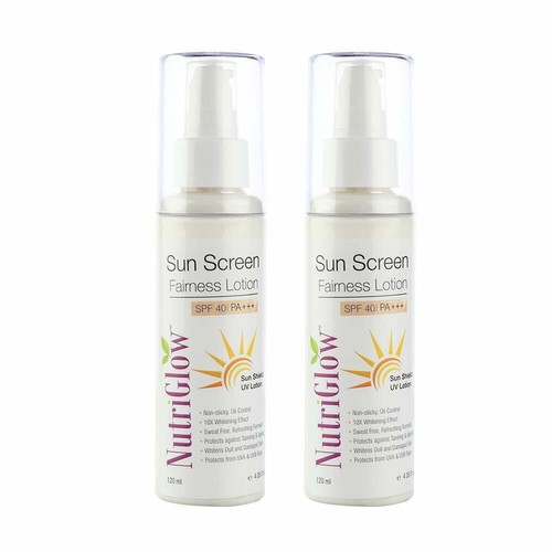NUTRIGLOW Fairness Sunscreen Lotion Whitens Dull - Damage Sun Oil ...