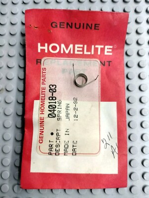 OEM GENUINE NEW OLD STOCK HOMELITE / GREEN MACHINE 0401803 SPRING | eBay