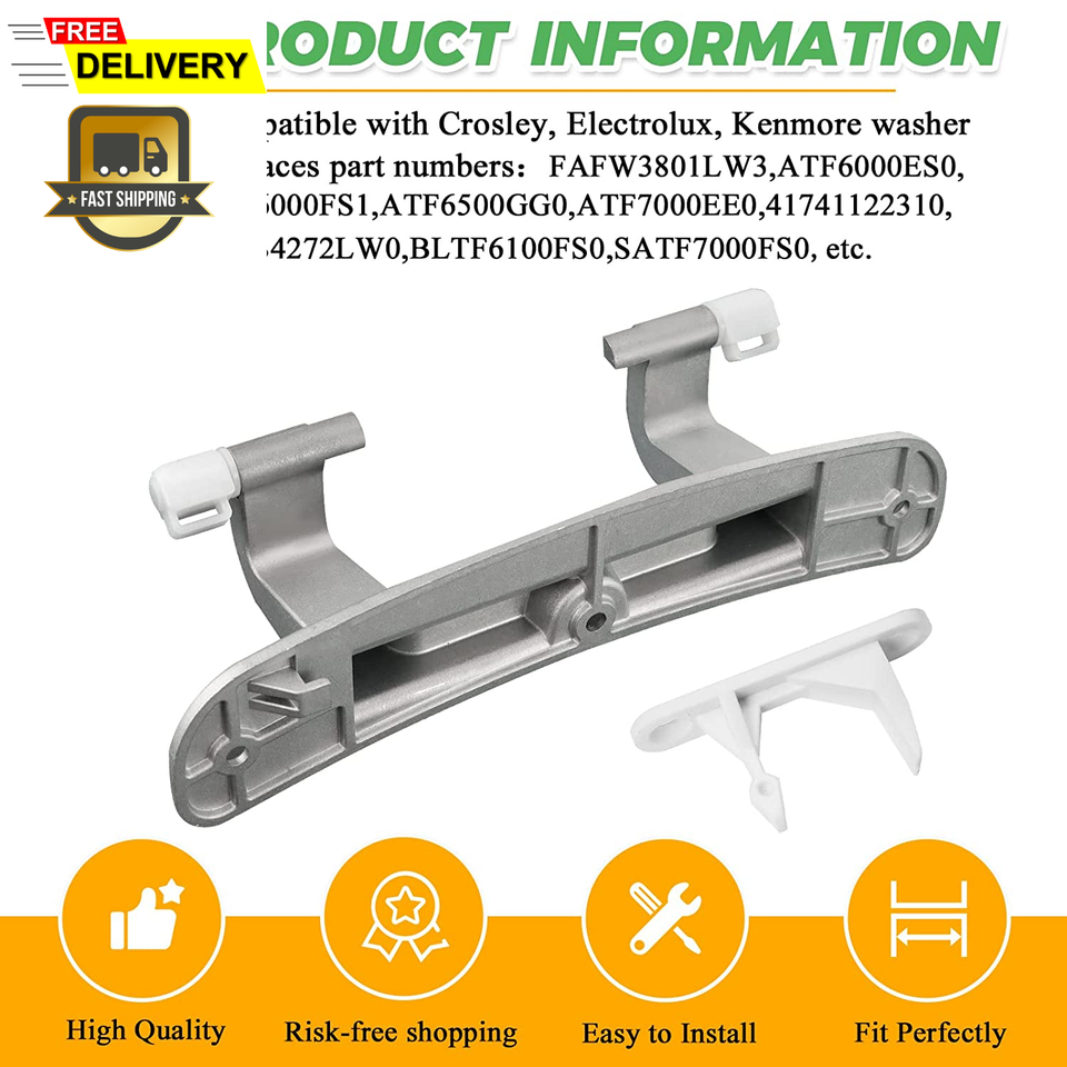 Washer Door Hinge for Front Load 134550800 131763310 Kit Replacement ...