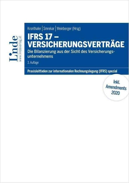 Ifrs 17-Versicherungsverträge von Johann Kronthaler Georg Weinberger ...