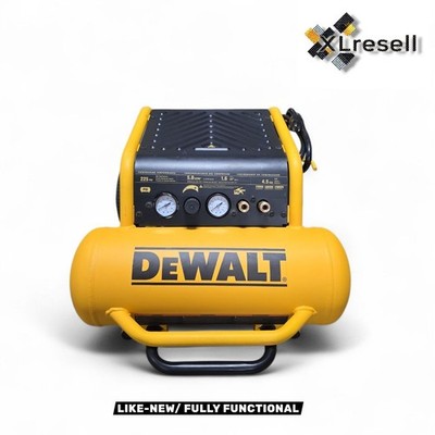 DEWALT D55146 1.6HP 225PSI 4.5 Gallon Oil Free Wheeled Electric Air ...