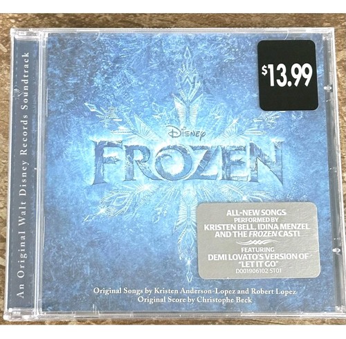 New Disney Frozen Original Soundtrack Christophe Beck Cd Let It Go ...