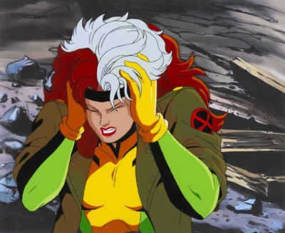 X-Men Cartoon Cel TAS Rogue Animated Series Production Painted ...