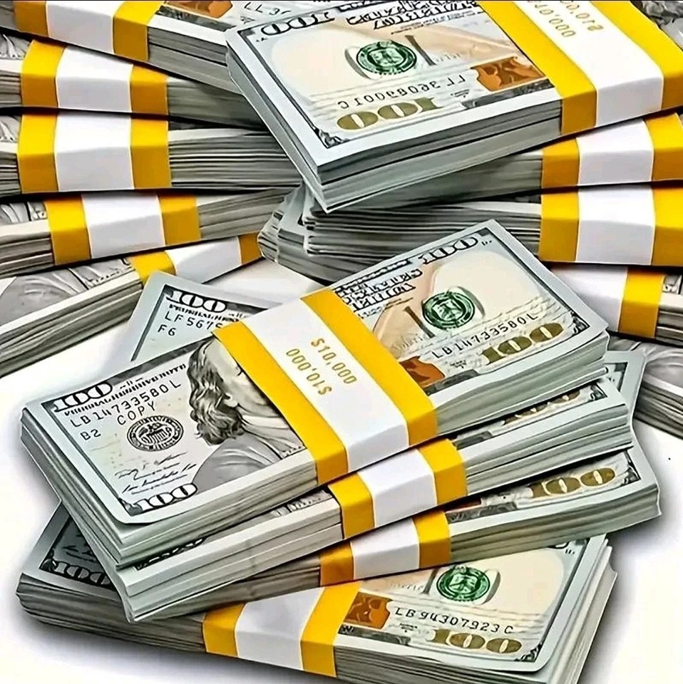 FAKE BANK GAMES PLAY MONEY KIDS CASH PAPER 400 PCS 100 DOLLAR BILLS ...