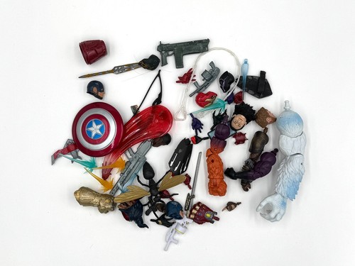 Marvel Legends Accessories Lot Heads BAF parts weapons | eBay