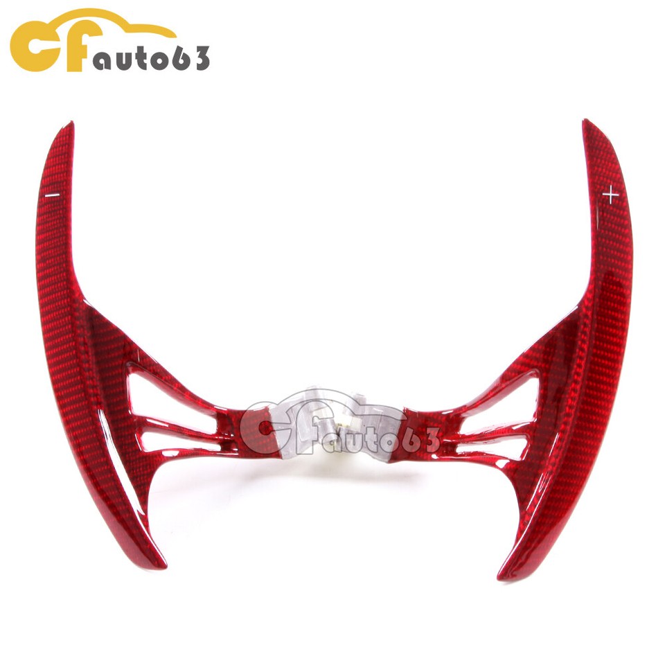 Carbon Fiber Steering Wheel Paddle Shifter For 07-16 Nissan GT-R GTR ...