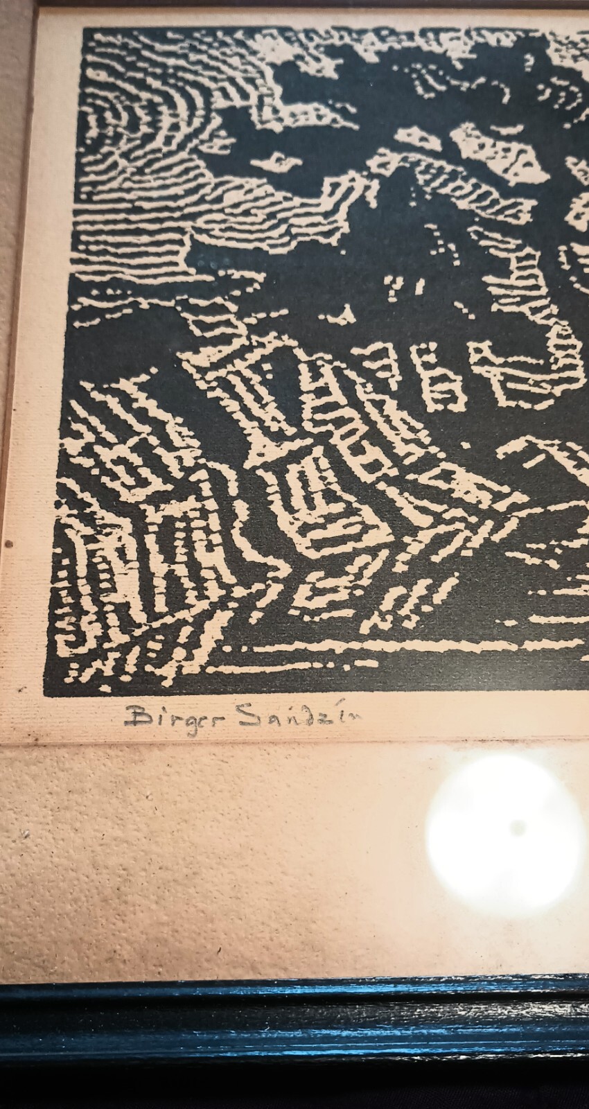 Birger Sandzen Signed And Titled Lithography Print of "Pines By The ...