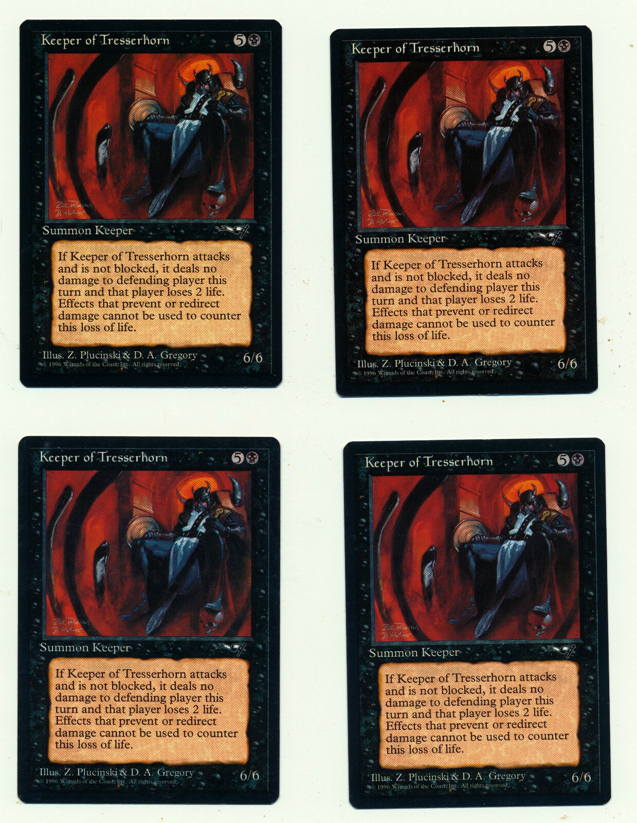 MTG Reserved List Keeper of Tresserhorn Magic The Gathering Alliances ...