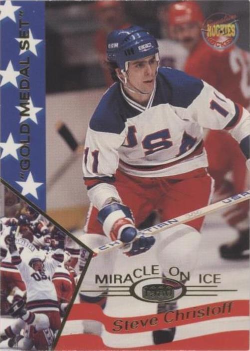 1995 Signature Rookies Miracle on Ice 1980 - Steve Christoff #7 Gold ...