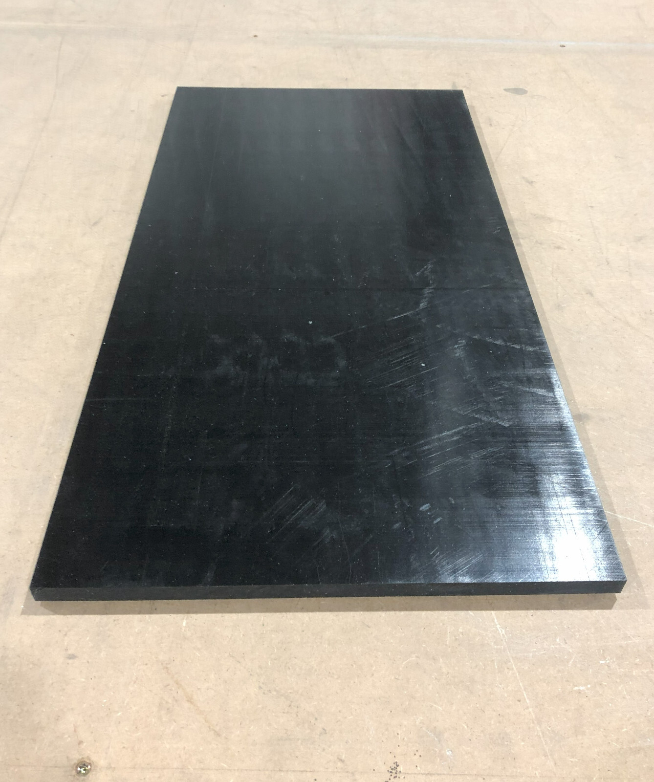 Repro Black UHMW Polyethylene Plastic Sheet 1/2" x 12" x 24", NEW | eBay