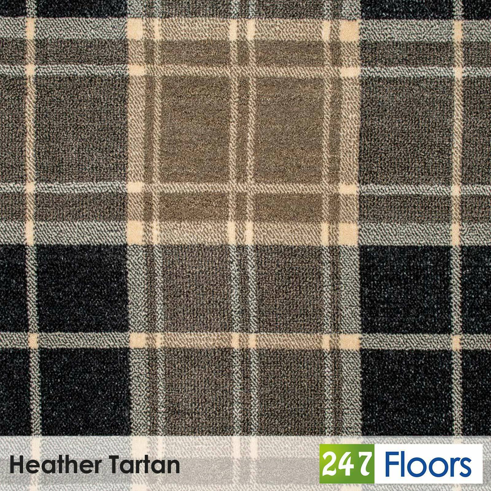 Midas Tartan Wilton Carpet 11mm Woven Backed Patterned Stain Resistant ...