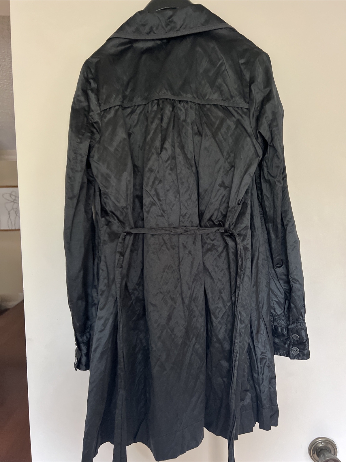 Diesel Metallic Trench Coat (Wrinkled Look) - Gem