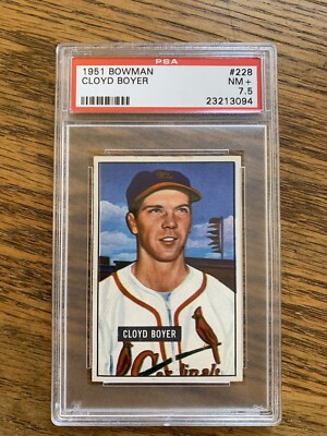 1951 Bowman Cloyd Boyer #228 PSA 7.5 | eBay