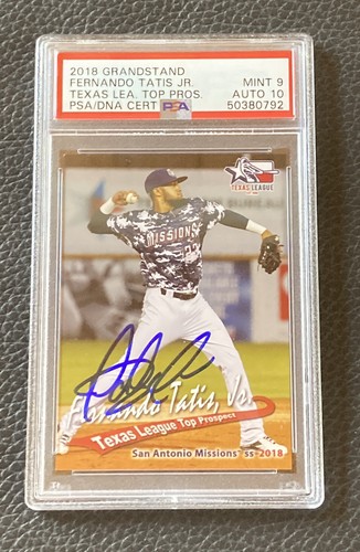 Fernando Tatis Jr Signed 2018 Texas League All Star Autographed Auto ...