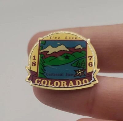 Colorado Travel Pin Lapel "I've seen Colorado" 1876 | eBay