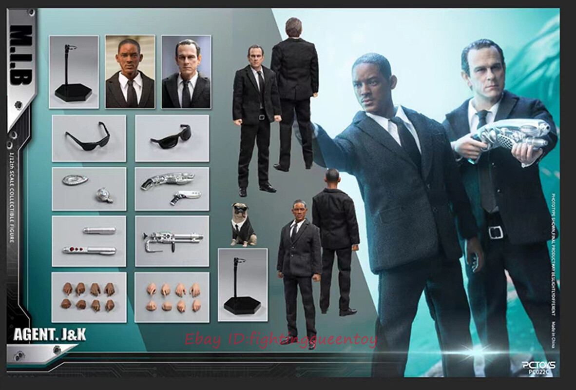 PCTOYS PC022C 1/12 Kevin Brown & Agent Jay Men in Black 2 Figures Set ...