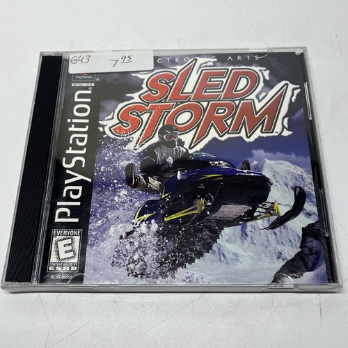 Sled Storm Sony PlayStation PS1 CIB Tested Good Condition Black Label ...