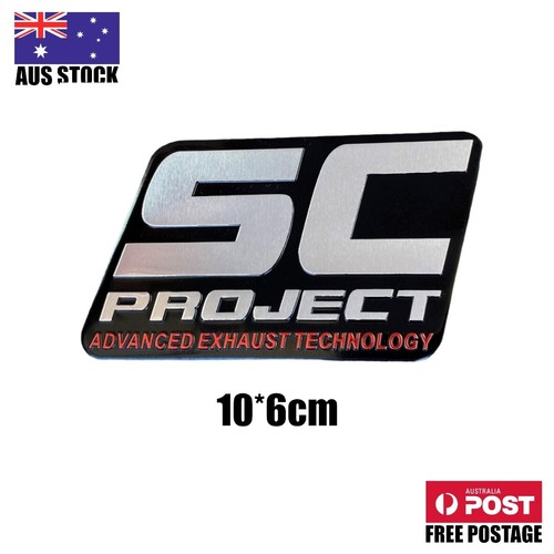 SC Project Sticker 3D Aluminium Heat-resistant Motorcycle Exhaust ...
