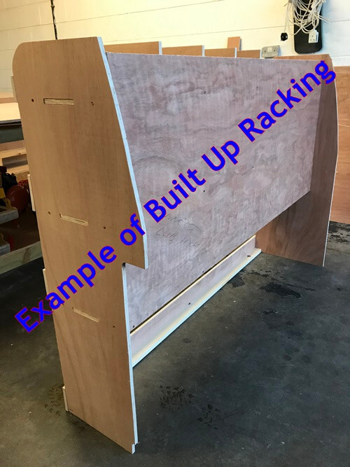 Peugeot Boxer Van Shelving Racking L3 LWB Plywood System Tool Storage ...