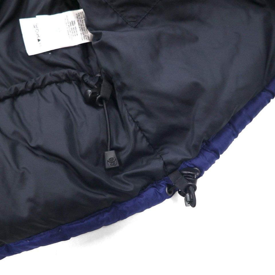 MOUNTAIN HARDWEAR Sub Zero Hooded Puffer Jacket, Large, Navy, SUB ZERO ...