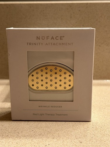 NuFACE Trinity Attachment Wrinkle Reducer Red Light Therapy Treatment w ...