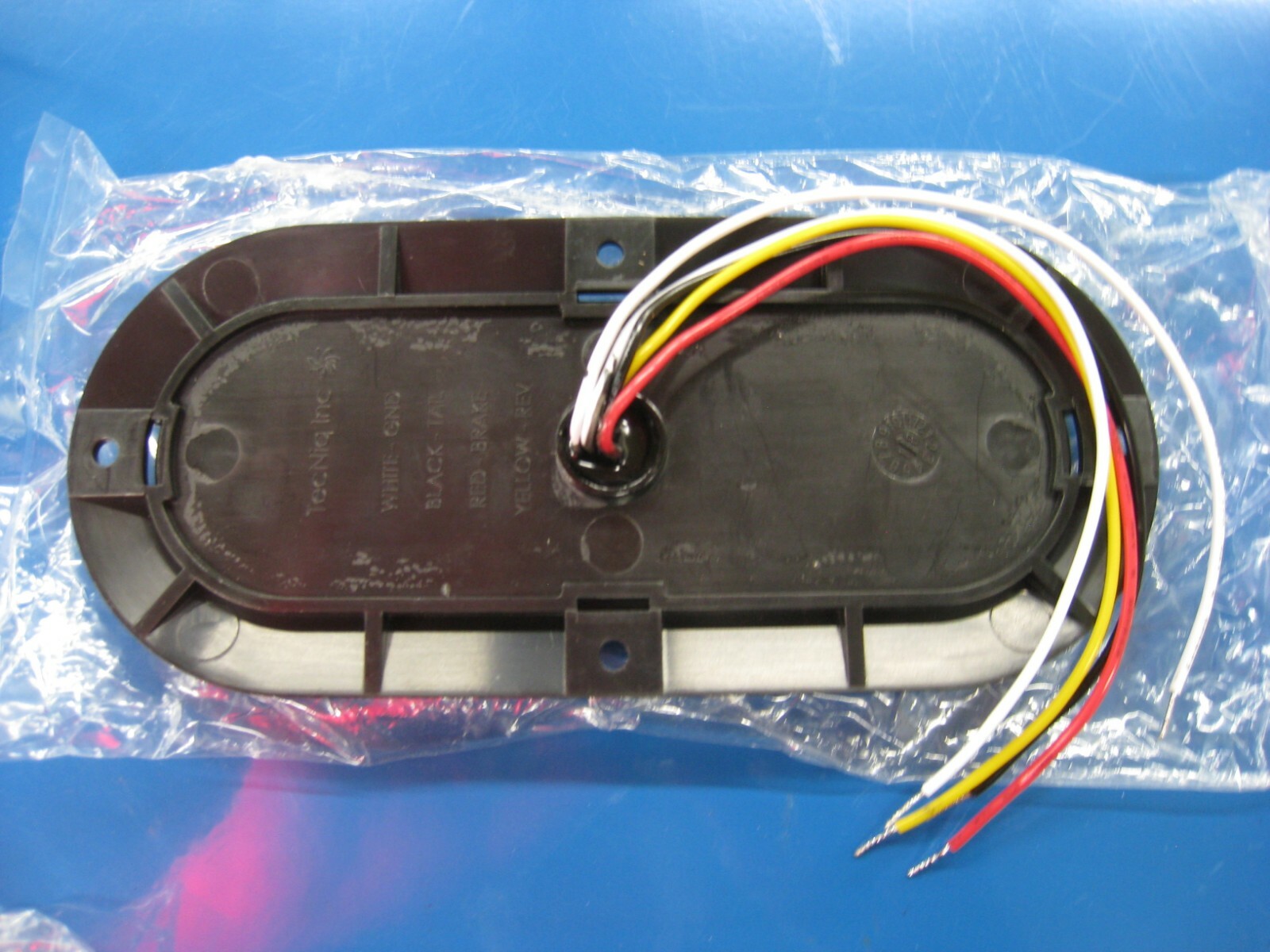 (2) TecNiq LED 6" oval surface mount stop/turn tail & reverse lamp ...