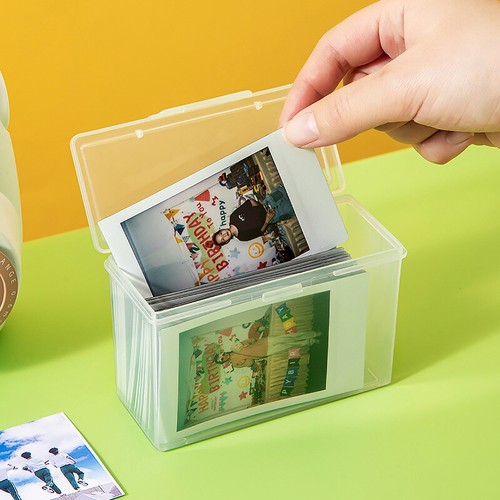Transparent Plastic Storage Box Photocards Small Card Collection ...