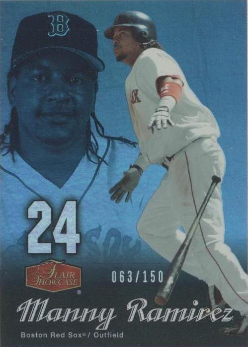 2006 Flair Showcase - Manny Ramirez #81 Legacy Blue /150 for sale ...