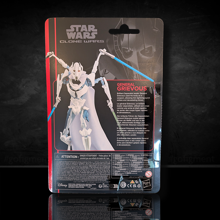 Masters of Evil - General Grievous Star Wars The Black Series Action ...