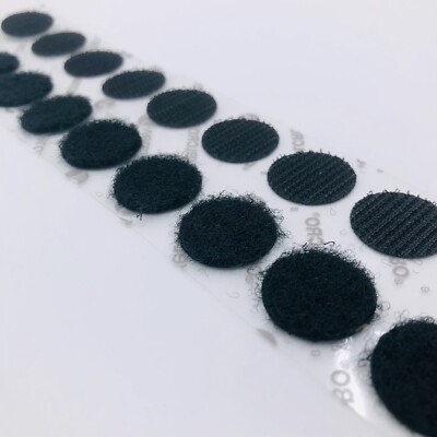 VELCRO Self Adhesive Dots Circles 3/4" Inch Diameter 10 Sets Hook ...