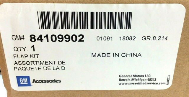 OEM Genuine GM Front Molded Splash Guards 20 Chevrolet Silverado 1500 ...