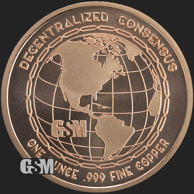 1 oz .999 Copper Round - Ethereum Crypto Commemorative ETH - in Capsule ...