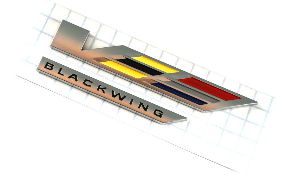 3Pcs Fits for 2020-2024 CT4 CT5 V-Blackwing Emblems 3D Badge V Logo ...