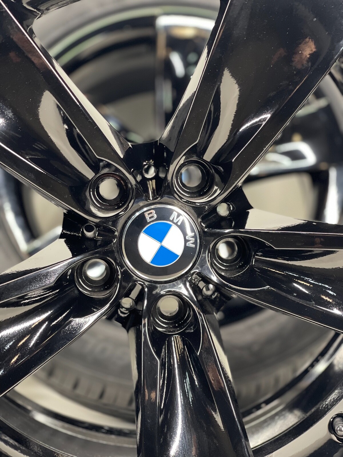 18" OEM BMW RIMS TIRES GENUINE FACOTRY 5 SERIES W NEW TIRES 5X120MM ...