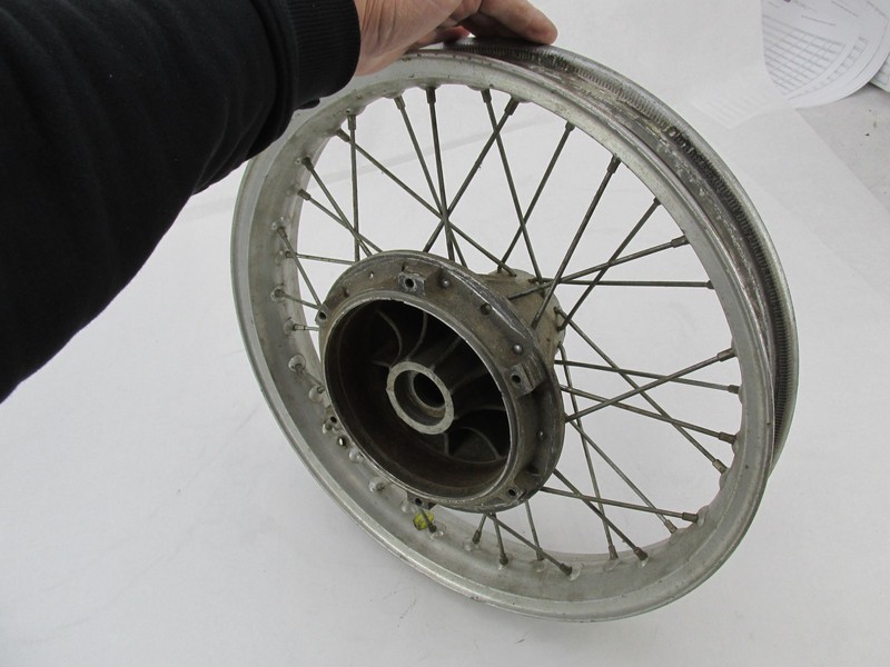 Vintage Maico Enduro Akront Wheel Rim with Concical Hub and Spokes | eBay