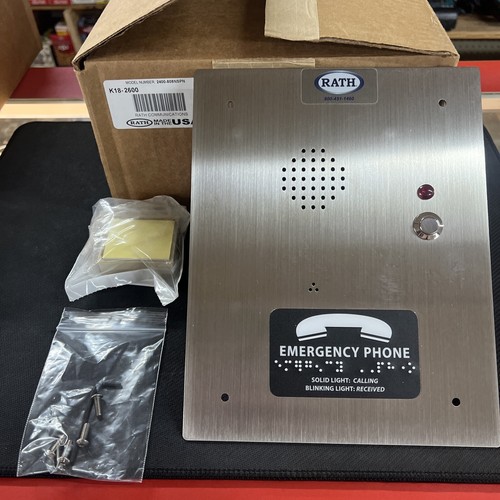RATH communications 2400-808NSPN emergency call station for sale online ...