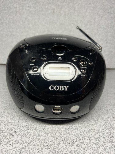 COBY Portable MP3/CD Stereo with AM/FM Radio and USB Port MPCD471 | eBay