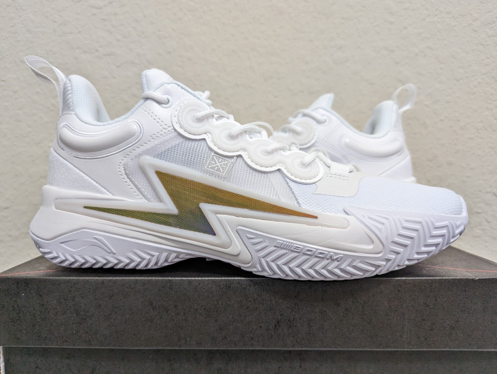 Way of Wade Son of Flash White Hot Triple White Li-Ning WoW ABPT019-6 ...