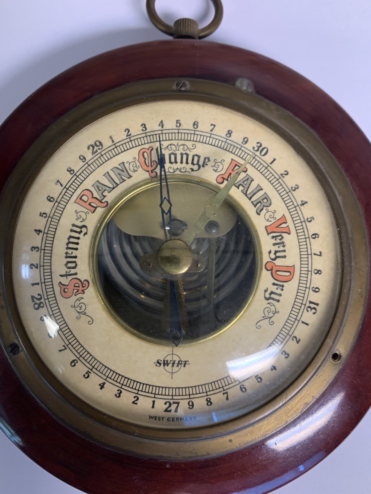 Vintage West Germany Swift Wall Mount Barometer | eBay